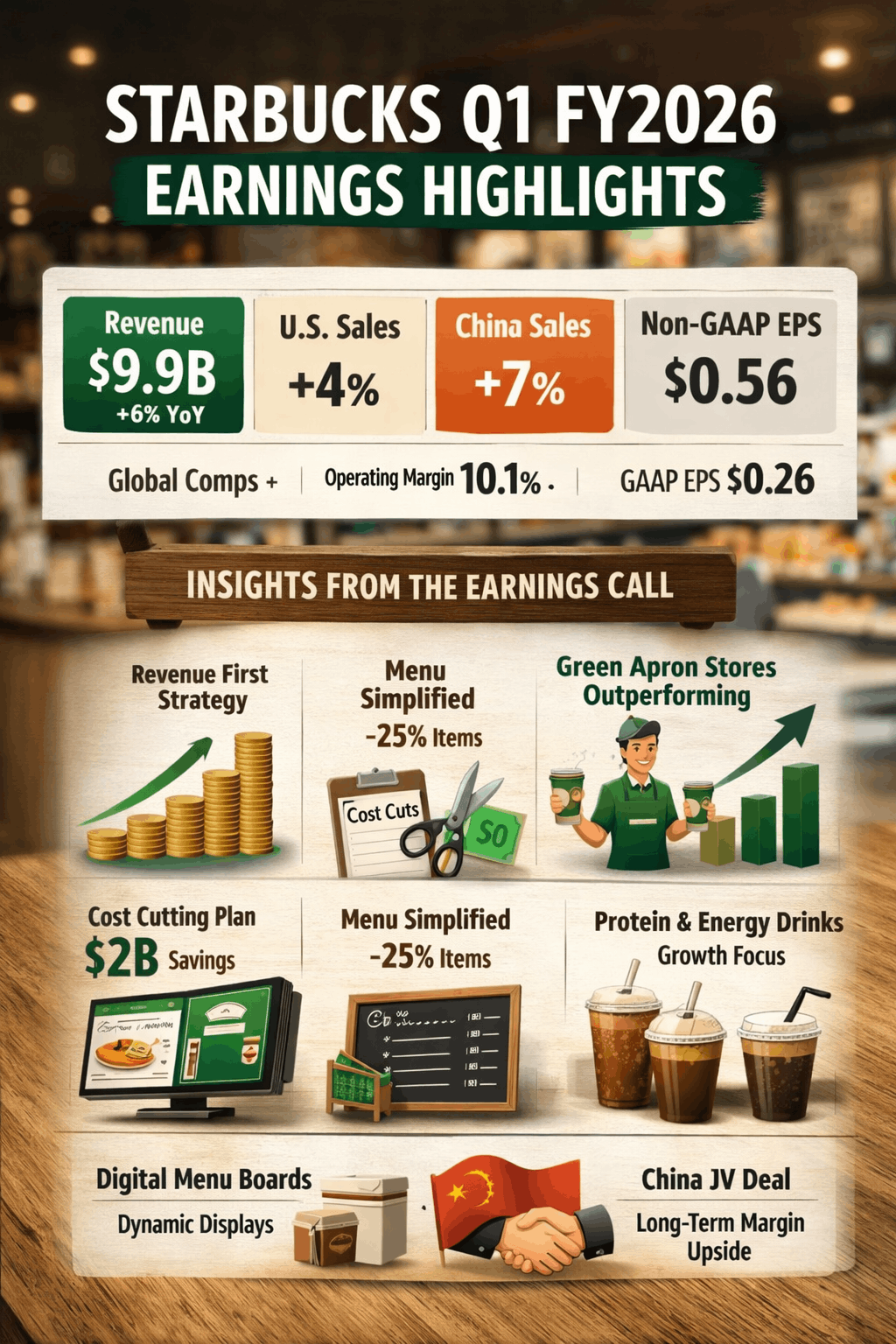 Starbucks Q1 FY2026 Earnings: What Management Revealed on the Call ...